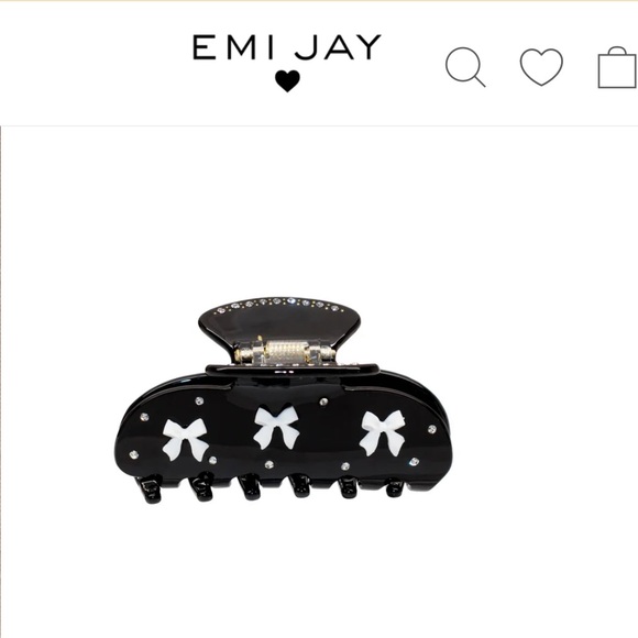 Emi Jay | Hair | Emi Jay Black And White Sweetheart Clip In Prima Donna ...